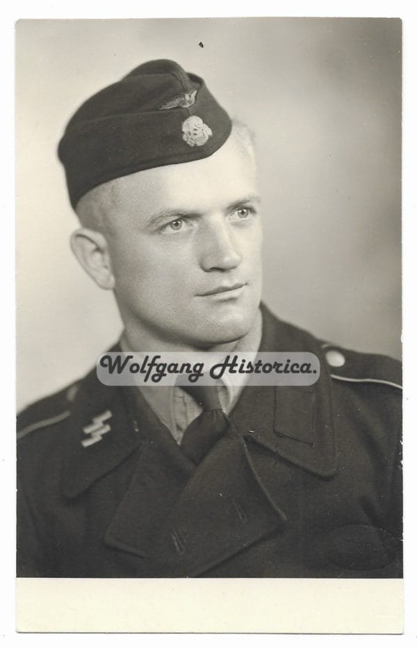 Crystal Clear Portrait of Waffen-SS Panzer Soldier – Wolfgang Historica