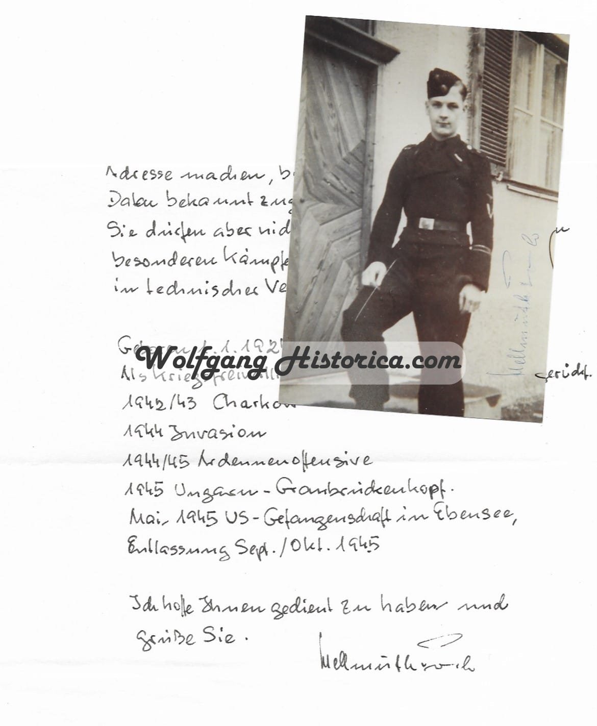 Helmuth Pock - SS-Panzer-Regiment 12 "Hitlerjugend" - Wolfgang Historica