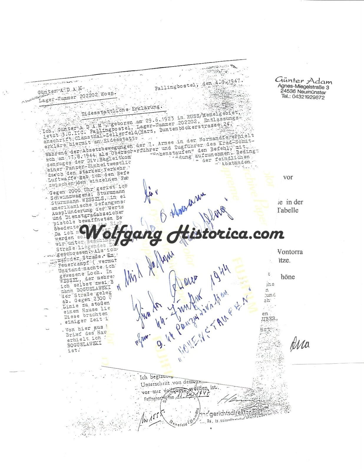 Maintenance – Wolfgang Historica