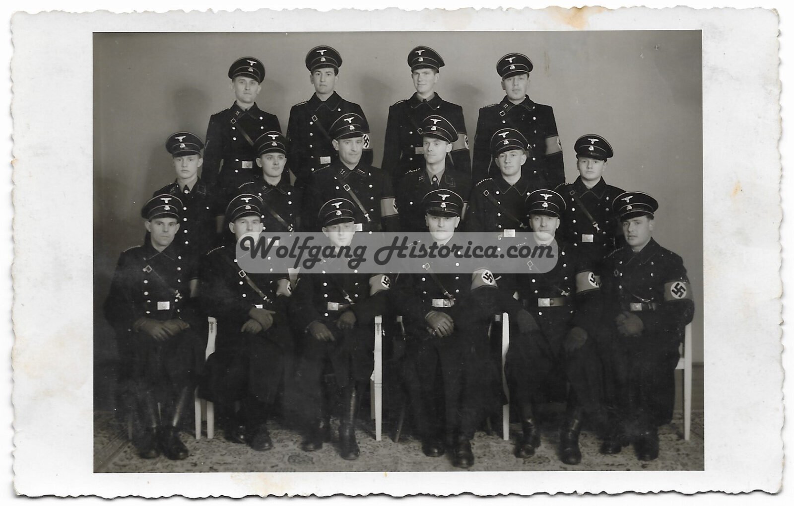 Allgemeine-SS Group Studioportrait of SS-Standarte 11 "Otto Planetta ...