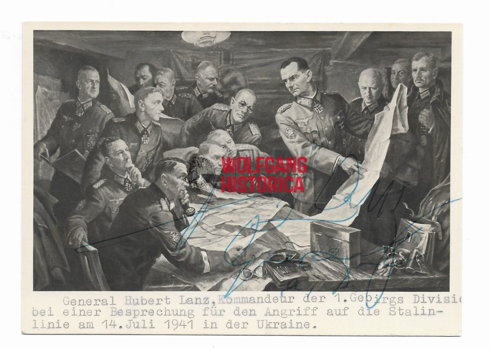 Hubert Lanz - XVIII. Armeekorps & 1. Gebirgs-Division (Eichenlaub ...