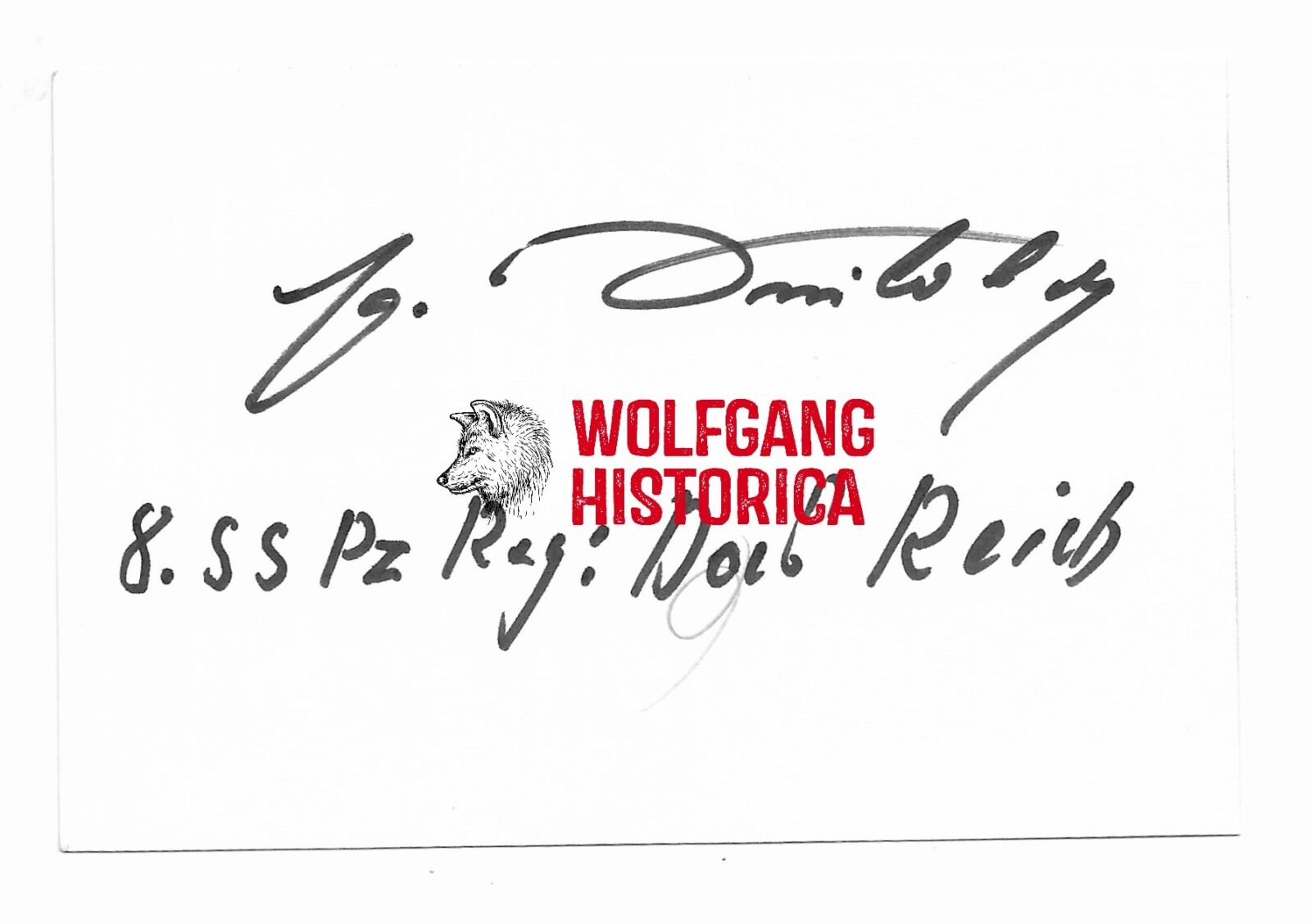 Emil Seibold – SS-Panzer-Regiment 2 “Das Reich” – Wolfgang Historica