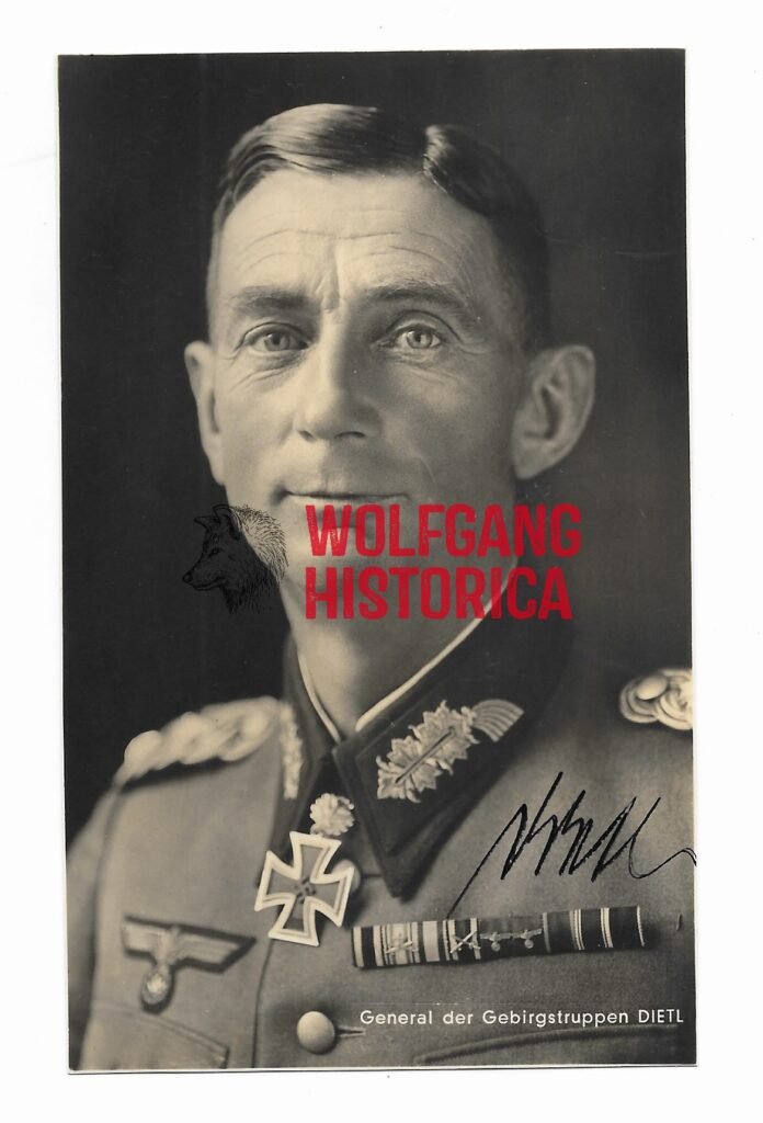 Eduard Dietl - 3.Geb.Div., Gebirgs-Korps Norwegen & 20. Gebirgsarmee ...