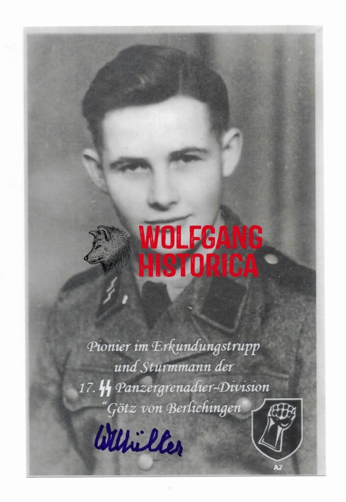 Willi Müller – 17. SS-Panzer-Grenadier-Division “Götz von Berlichingen ...
