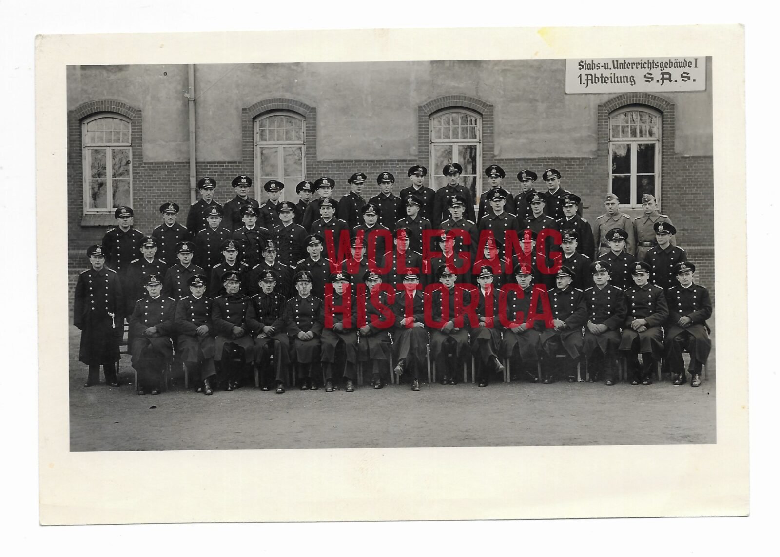 Group photo of 1. Abteilung/ Schiffsartillerieschule of the ...