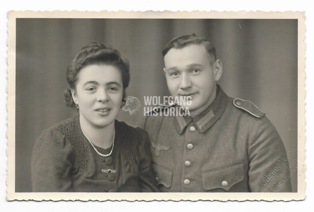 Studioportrait of a Wehrmacht Soldier – Wolfgang Historica
