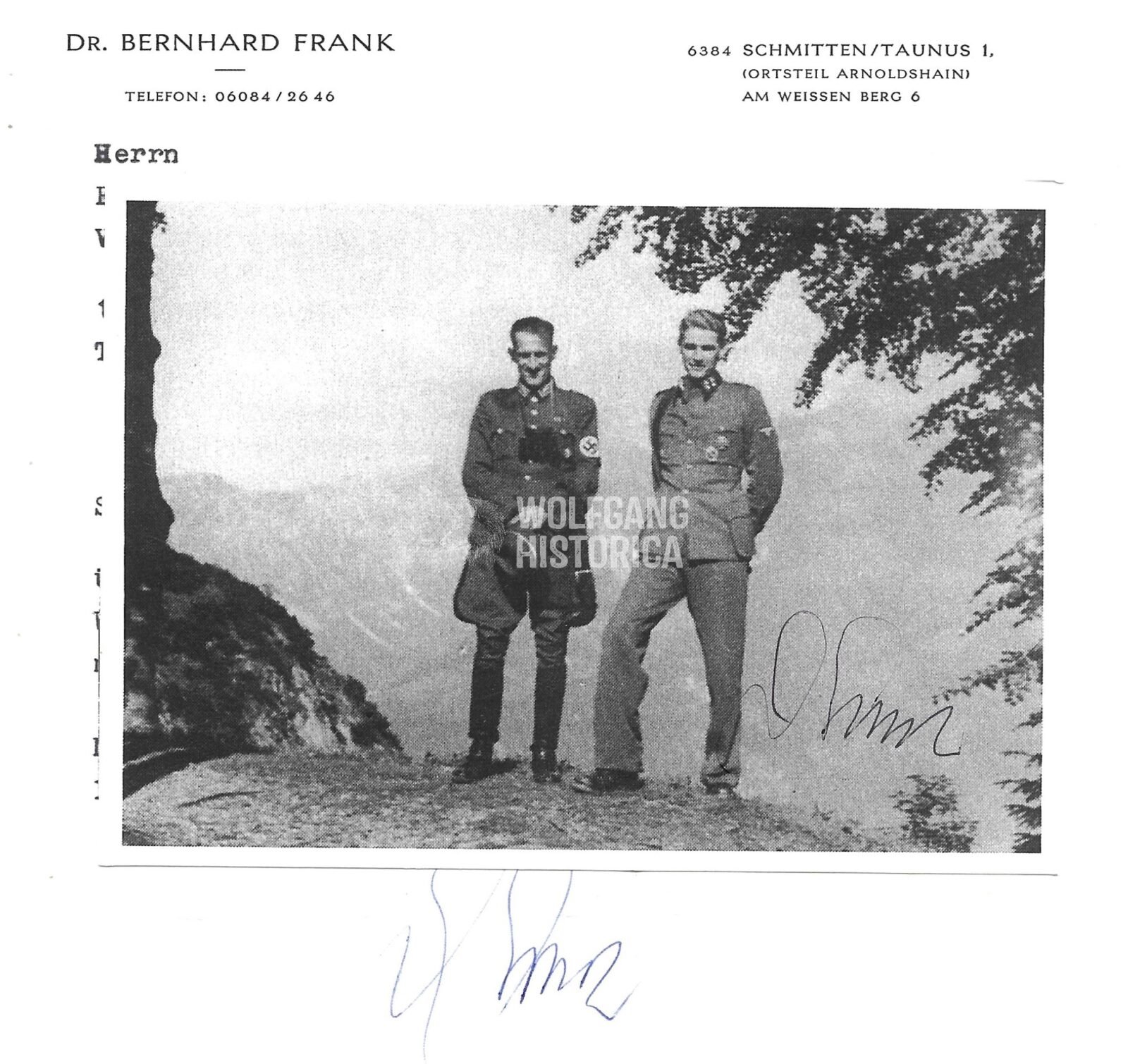 Bernhard Frank – Obersalzberg (Arrested Hermann Göring, Obersalzberg ...