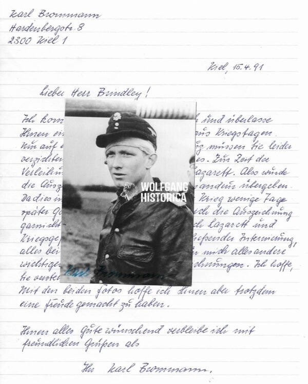Karl Brommann – schwere SS-Panzer-Abteilung 503 (King Tiger & Battle of ...