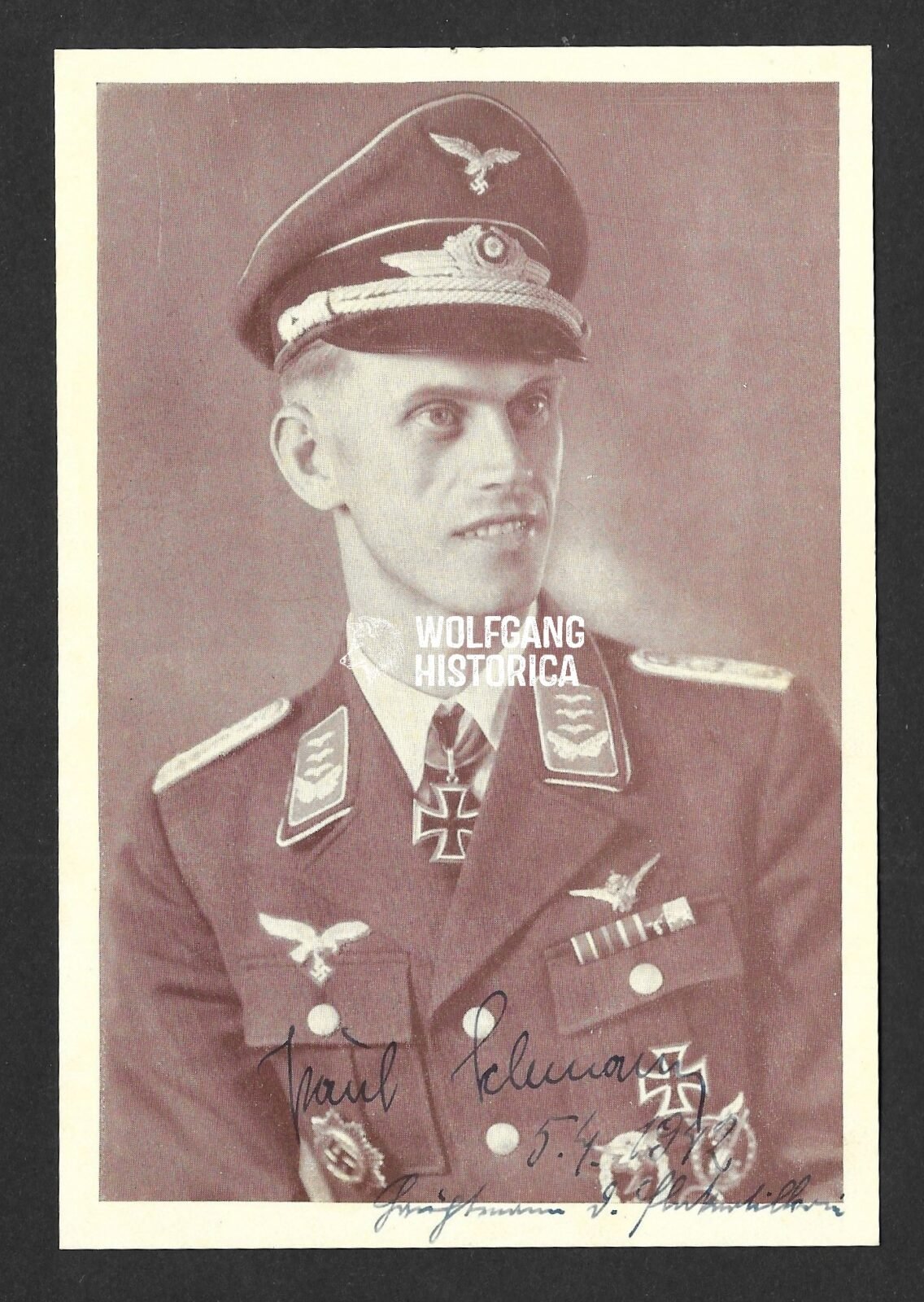 Paul Lehmann – Flak-Regiment 24 (Wartime Signed) – Wolfgang Historica